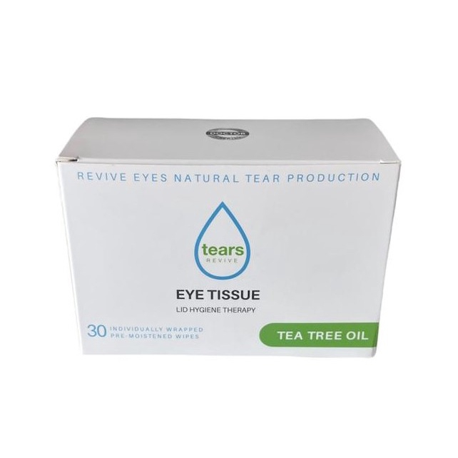 TEARS REVIVE EYE TISSUE (TEA TREE OIL) (30 WIPES) EXP 10/01/2025 ...