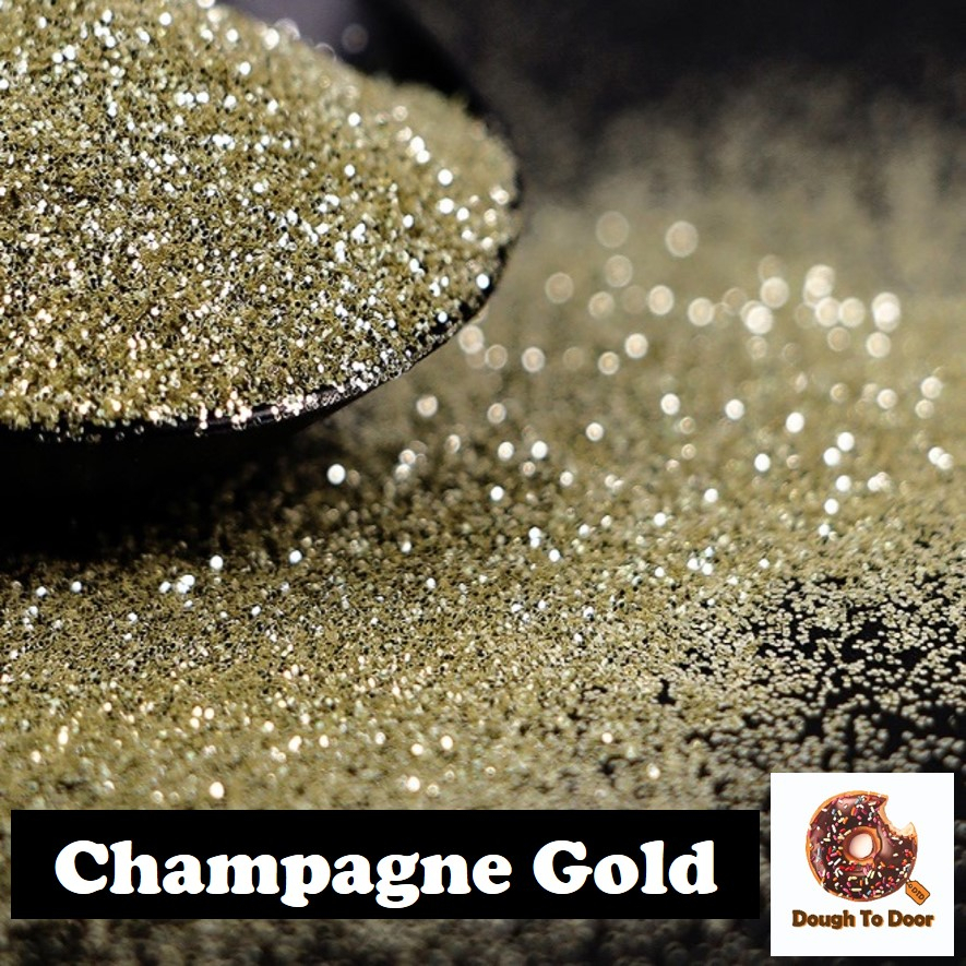 Edible Food Grade Gold Glitter Powder Disco Dust Serbuk Emas Sparkling ...