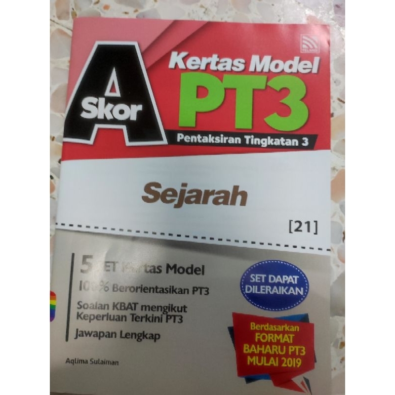 KERTAS MODEL PT3 NEW | Shopee Malaysia