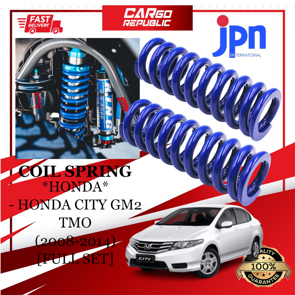 JPN Coil Spring Honda City TMO (GM2) (2008 - 2014) [Full Set] (Front ...