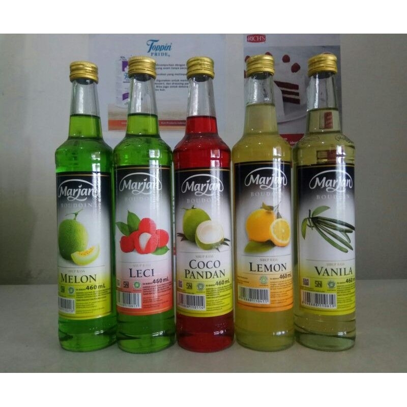 Sirup Marjan Boudoin Rasa Buah-buahan kemasan 460ml. | Shopee Malaysia