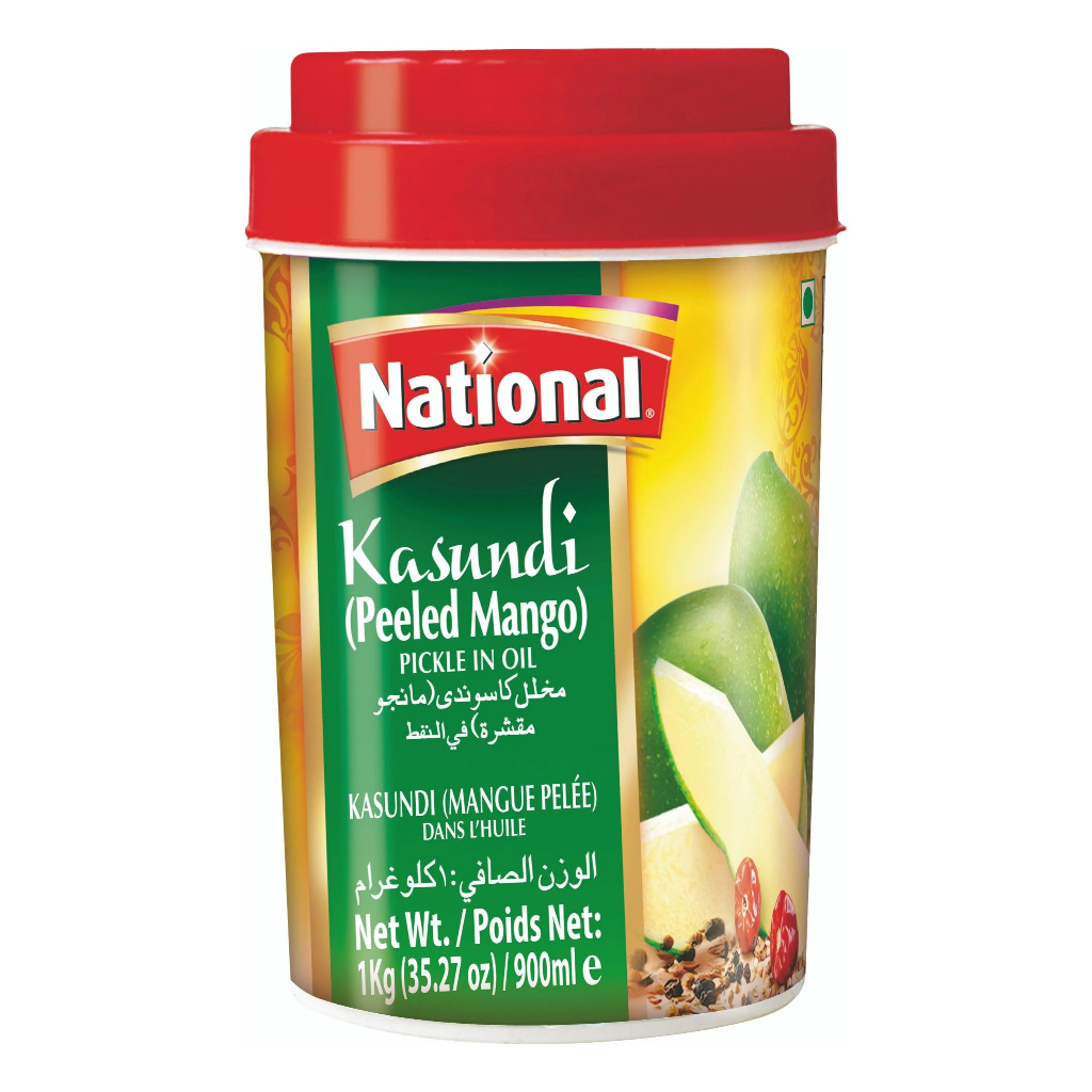 National Achar Fresh Mango Pickel in Mustard Oil, 500g (Assorted ...