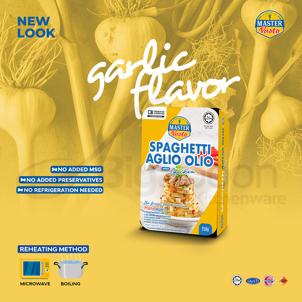 [HALAL] Master Pasto - Spaghetti Aglio Olio with Chicken Convenience ...