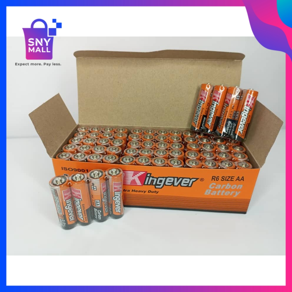 KINGEVER Battery 2A/AA,3A/AAA 1Pack4Pcs 1Box60pcs | Shopee Malaysia