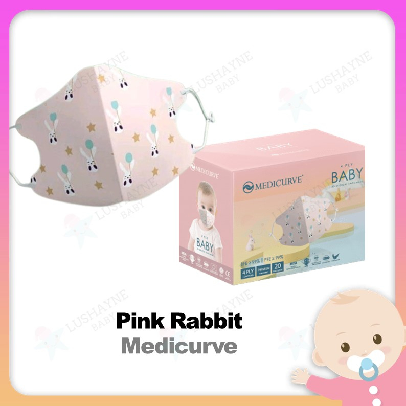 BYK Medical Baby Face Mask KN95 4Ply Face Mask Disposable 3D Surgical ...