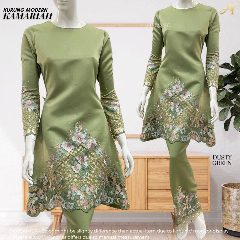 Raya 2024 • Kurung Ayleen S M L XL 2XL 3XL 4XL Plus size Bride Raya ...