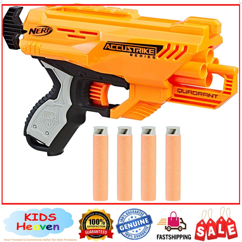 Nerf N-Strike Elite Accustrike Quadrant Toy Gun (Original-Brand New) | Shopee Malaysia