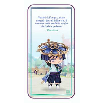 GENSHIN IMPACT ALHAITHAM KAEYA ZHONG LI WANDERER Tassel Bookmark Card ...