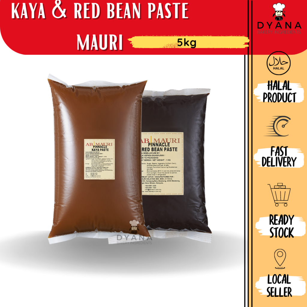 Pinnacle AB MAURI Red Bean / Kaya Paste 5KG | Shopee Malaysia