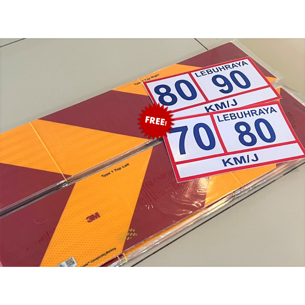 💡READY STOCK💡1pair 3M Diamond Grade Reflector Sticker ( JPJ & Sirim ...
