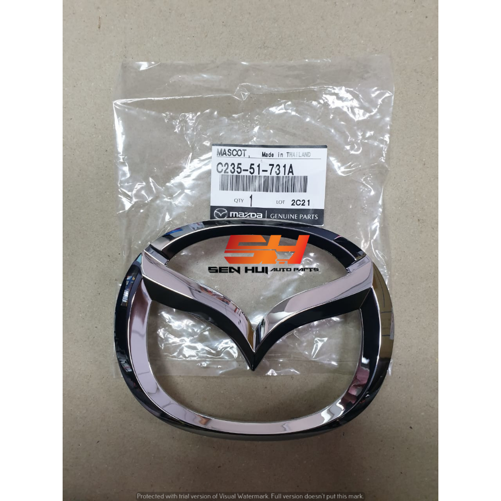 Mazda 3 / 5 / 6 / C23551731A NAME PLATE M rad grille Genuine Part ...