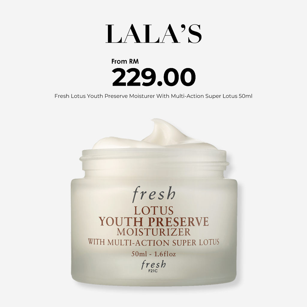 Fresh Lotus Youth Preserve Moisturizer With Multi-Action Super Lotus ...