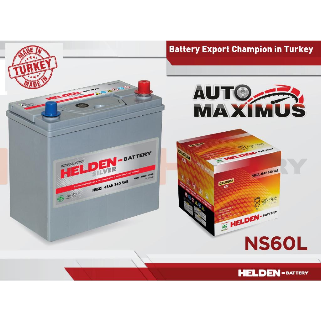 NS60 NS60L NS60RS NS60LST-HELDEN SILVER/ CAT MAINTENANCE FREE CAR BATTERY | Shopee Malaysia