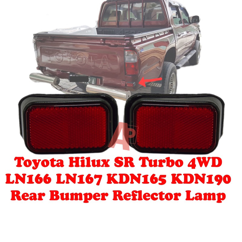 Toyota Hilux SR Turbo 4WD LN166 LN167 KDN165 KDN190 RZN174 Rear Bumper ...
