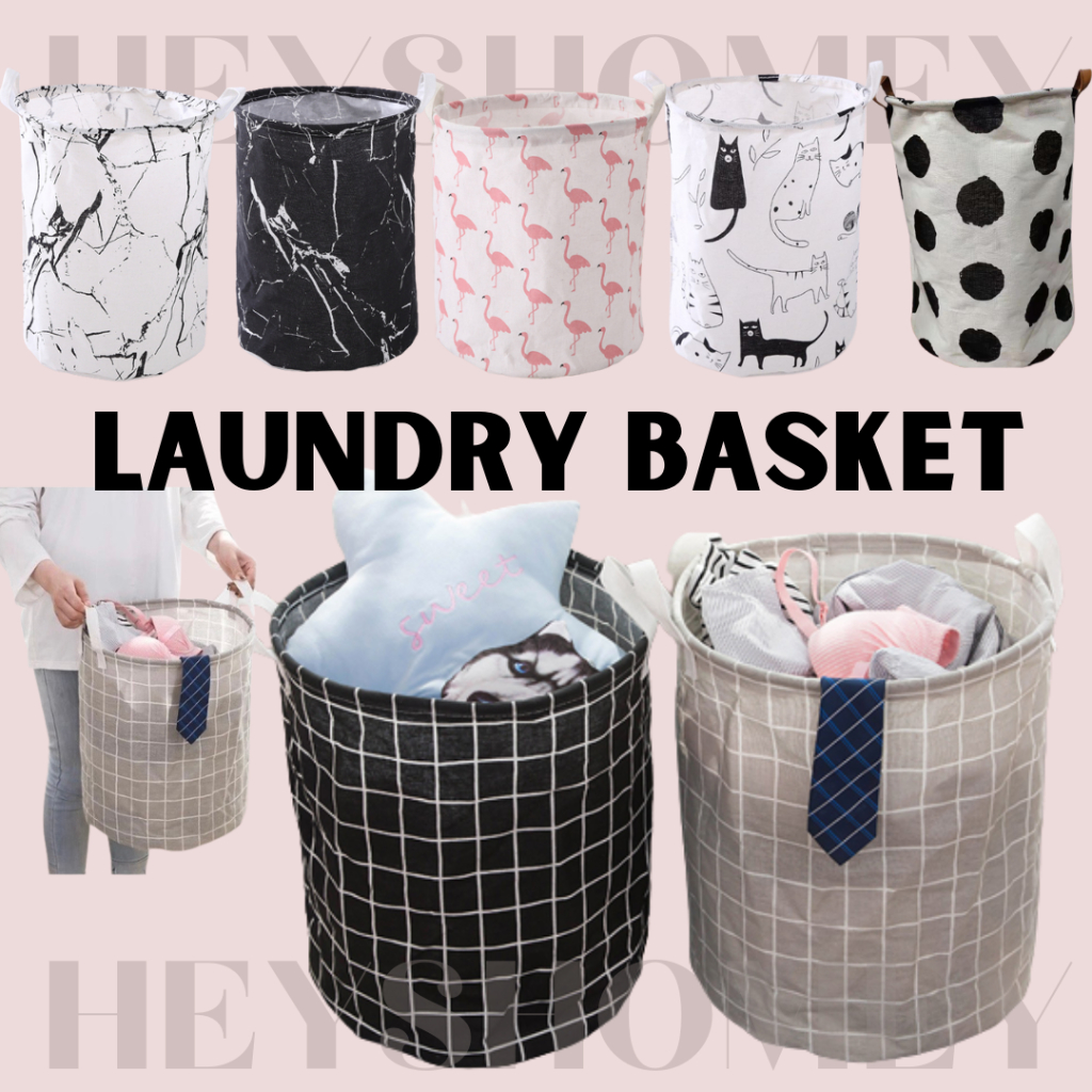 HeysHomey Foldable Laundry Basket Storage Box Waterproof Large Bag ...