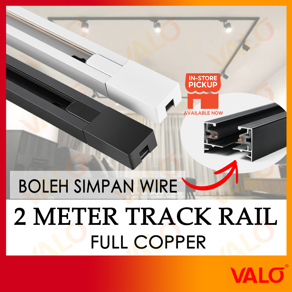 2METER RAIL(BOLEH SIMPAN WIRE) / FULL COPPER Track bar track bar hide ...