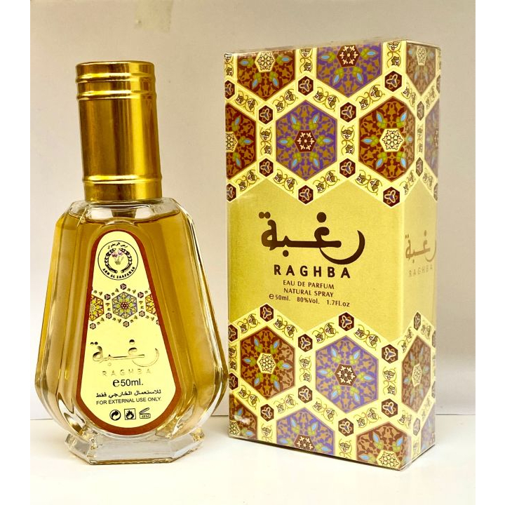 Raghba 50ml EDP Arabic Perfume by LATTAFA High Quality Perfume New ...
