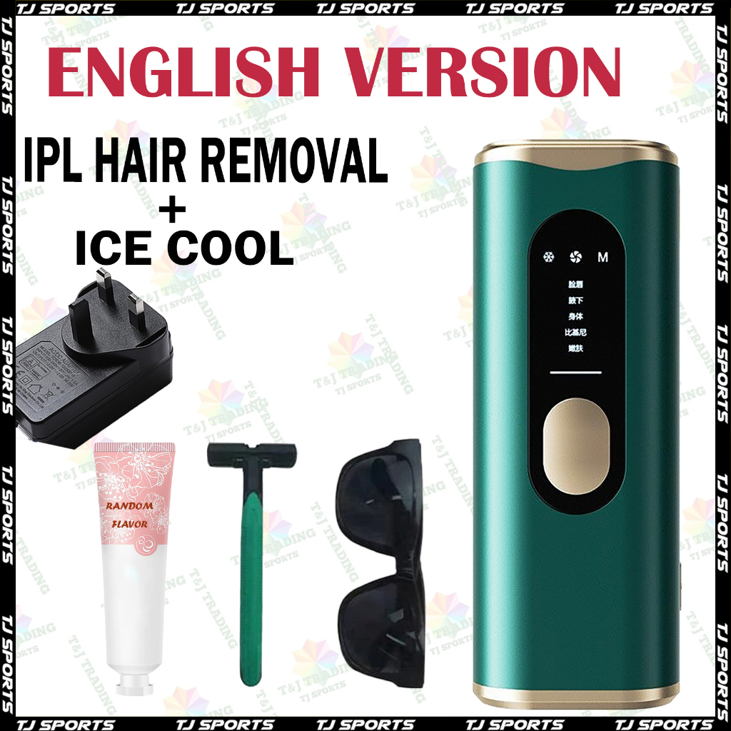 IPL Hair Removal Laser Ice Cool Machine Device Electric Epilator ...