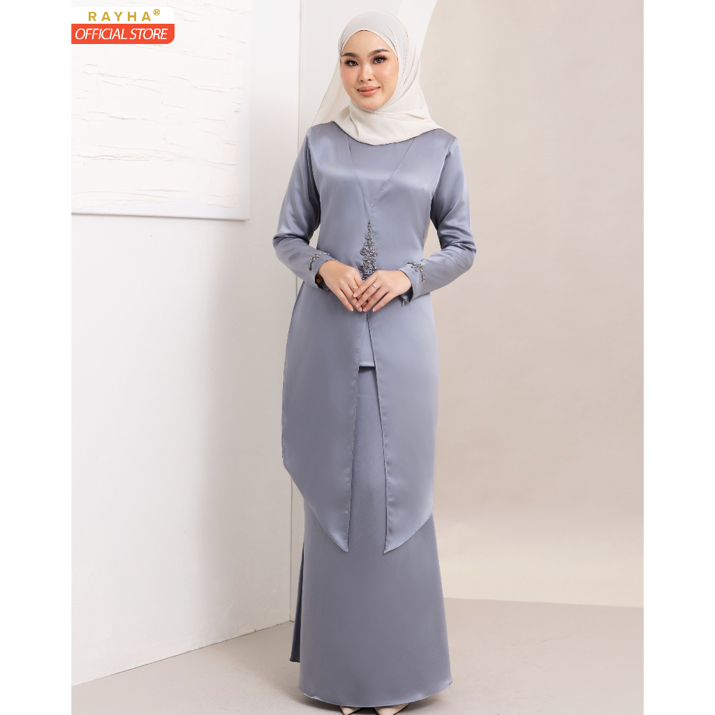 RAYHA Luxe Kurung Kebarung Dahlia | Shopee Malaysia