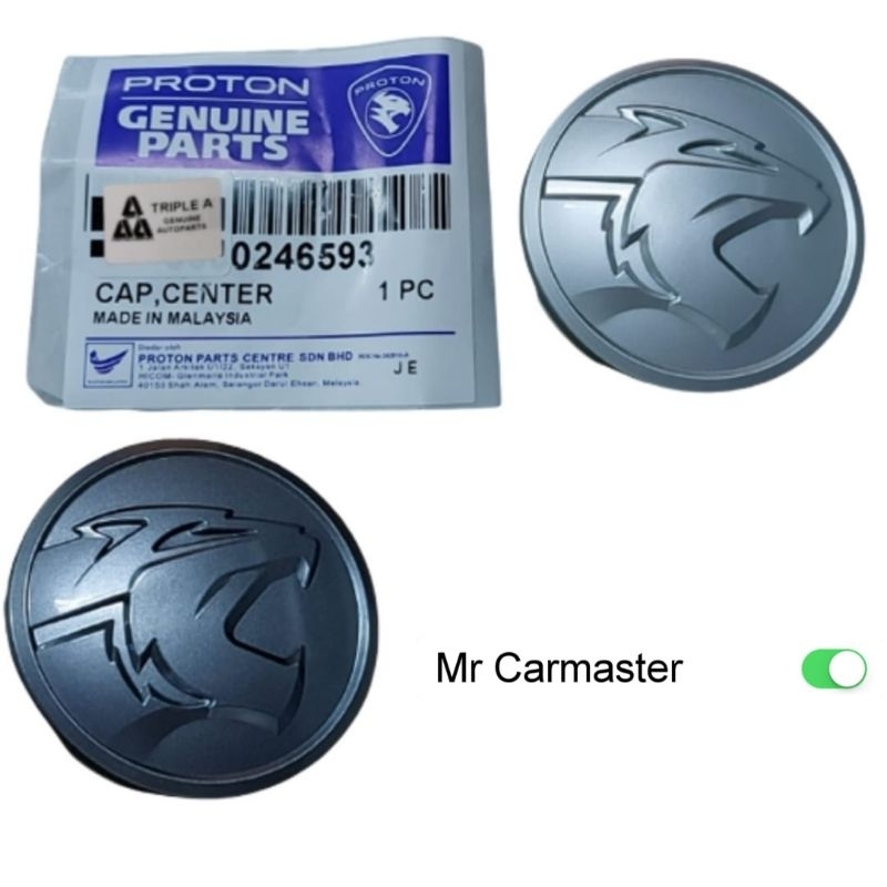 ORIGINAL PROTON RIM CAP X70/X50 RIM CAP WHEEL CAP SILVER GREY | Shopee ...