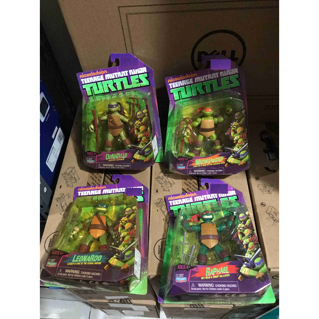 Playmates TMNT Set of 4 NEW | Shopee Malaysia