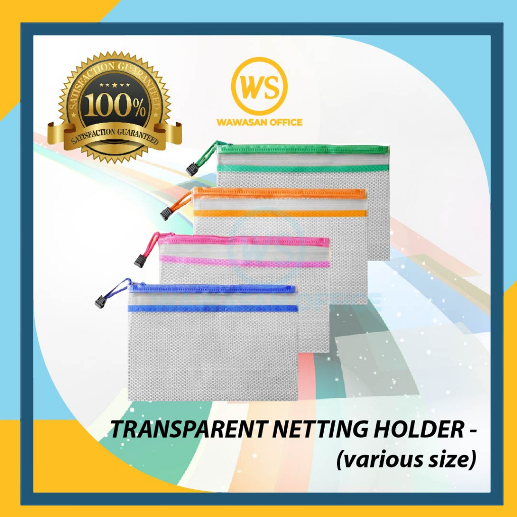 Transparent Zipper Bag / Zip Bag / Document Pouch / PVC Pouch / File ...