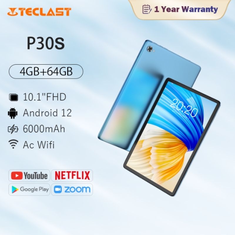 (READY STOCK) [NEW Android 12] Teclast P30S Tablet (4GB+64ROM)-6000mAh | Shopee Malaysia