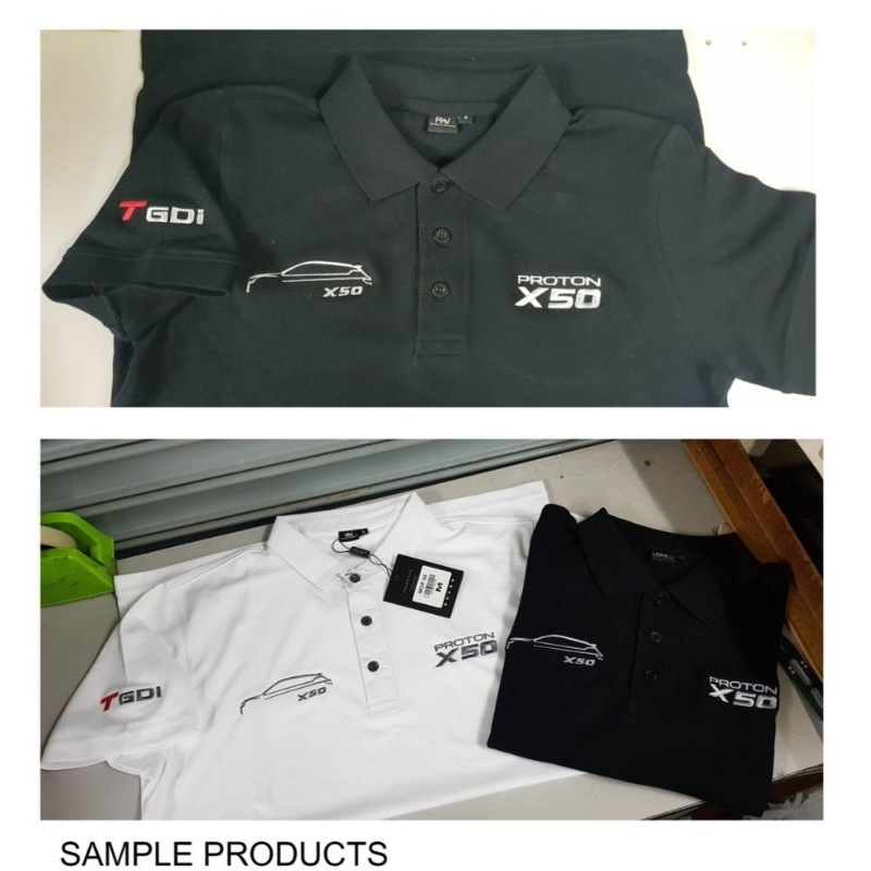 Polo T-Shirt Dryfit Rightway Proton Motorsport Uniform Sulam | Shopee ...