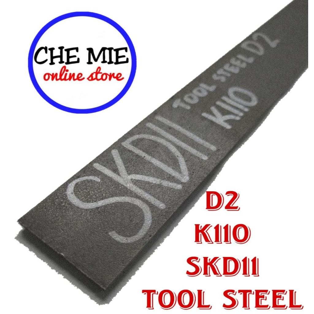 K110 Tool Steel D2 (3.5 x 30/40/50mm) SKD11 Besi Tool Bilah Pisau Parang Golok | Shopee Malaysia