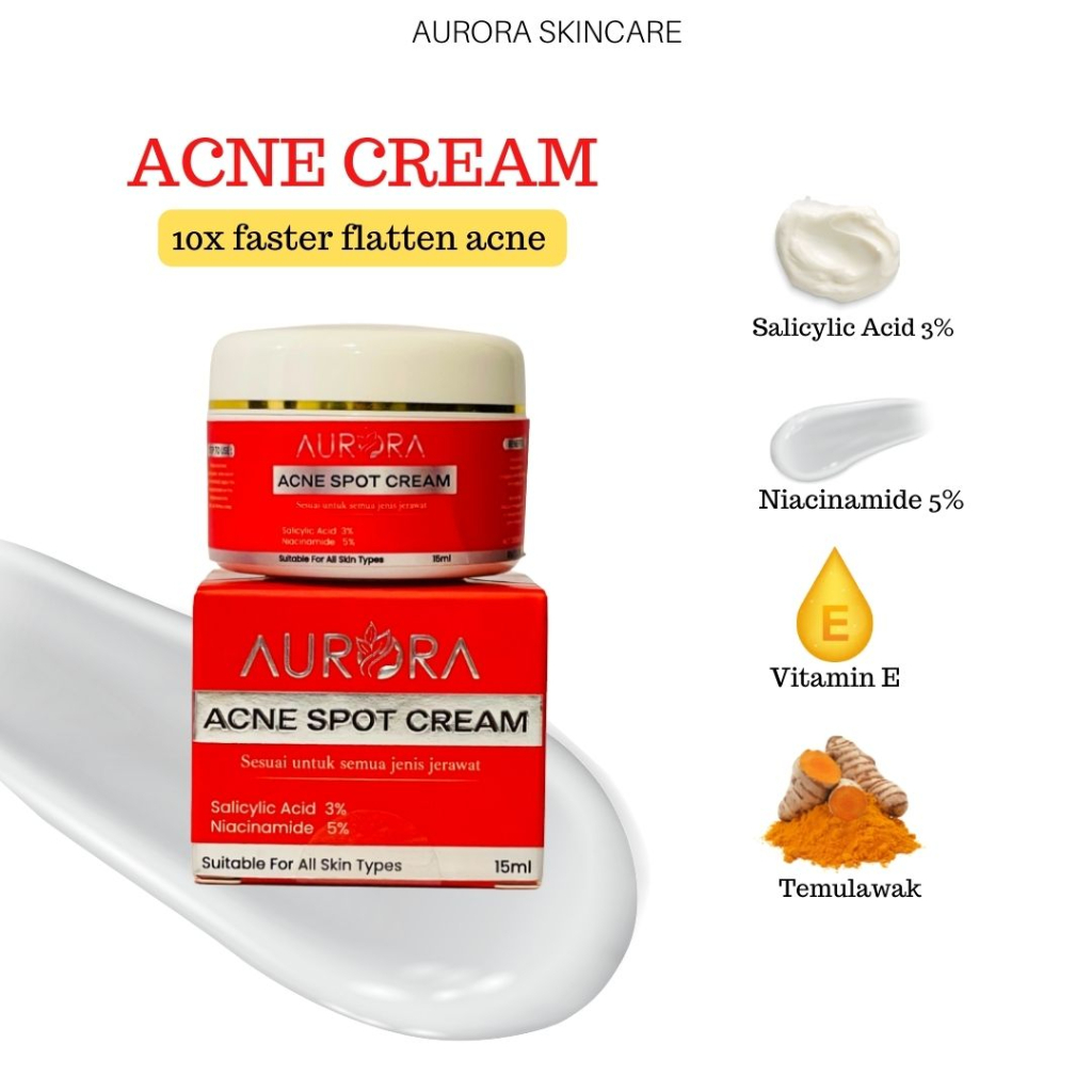 Acne Cream Krim Jerawat Sesuai Semua Jenis Jerawat | Shopee Malaysia