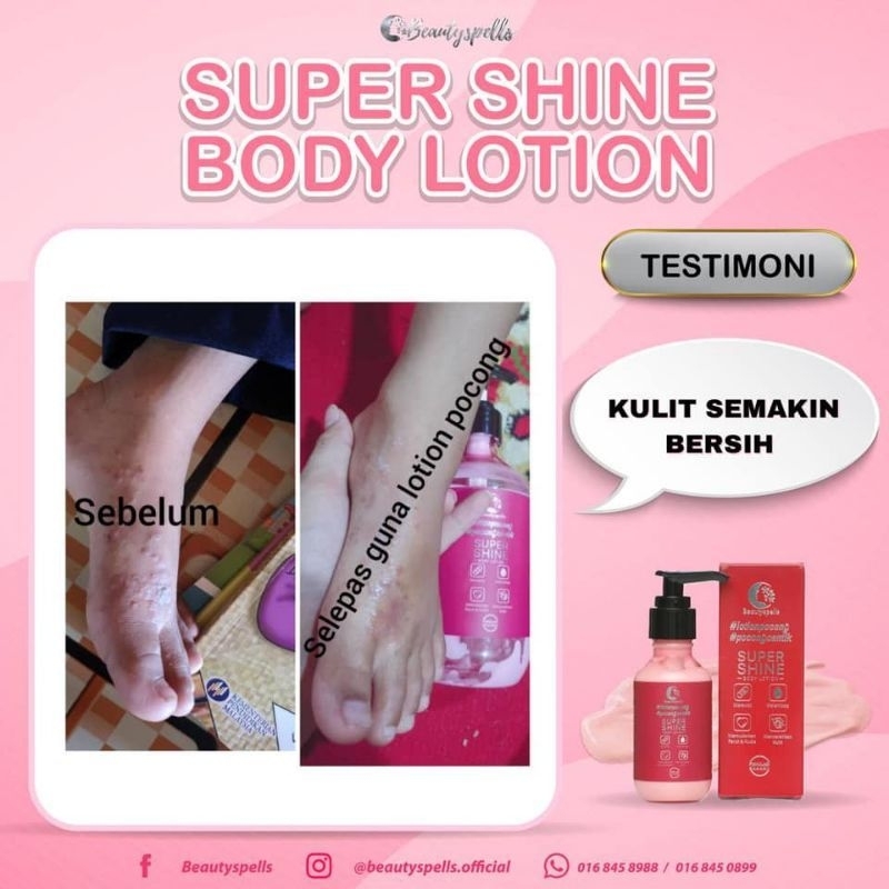 SUPER SHINE BODY LOTION 500ML | Shopee Malaysia
