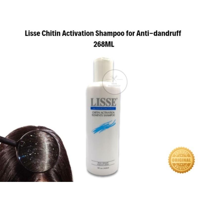 Lisse Chitin Activation Elements Shampoo 268ml(For dry scalp, dandruff ...