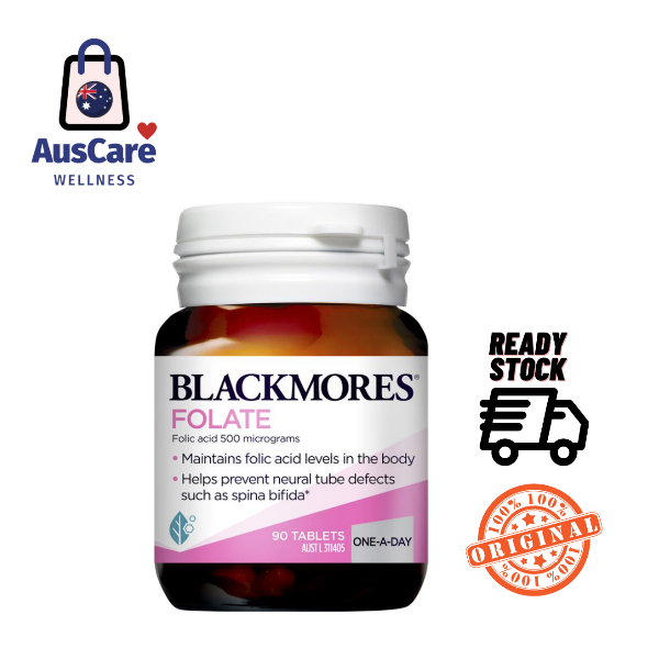 Blackmores Folate 500mg Folic Acid Vitamin 90 Tablets | Shopee Malaysia