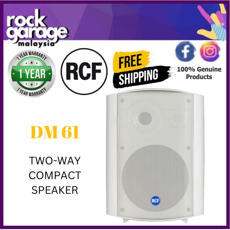 RCF DM 61 TWO-WAY COMPACT SPEAKER ( DM61 / DM-61 ) | Shopee Malaysia