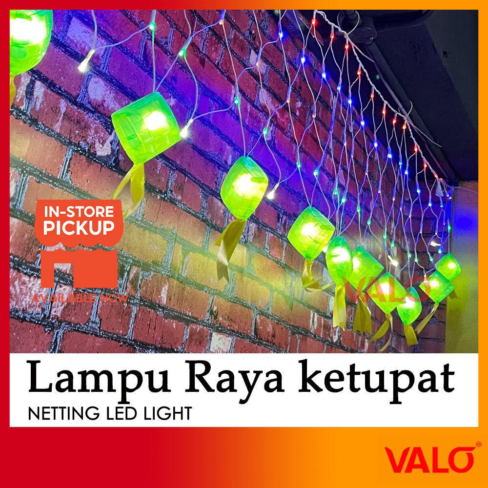 Lampu Raya Ketupat LED Netting Light with Controller Mix RGB COLOR ...