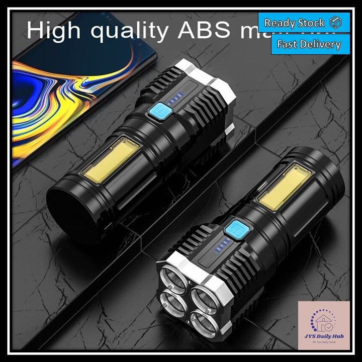 Multifunctional USB Rechargeable Flashlight | Super Bright Outdoor ...