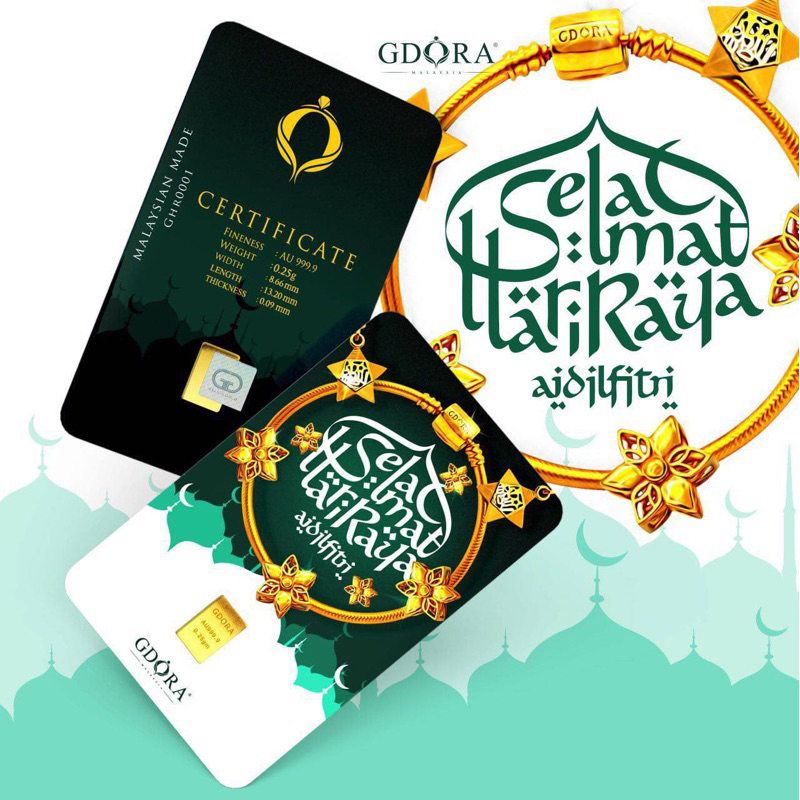 Niza Dora Gold Raya Edition GDora Gold Bar | Shopee Malaysia