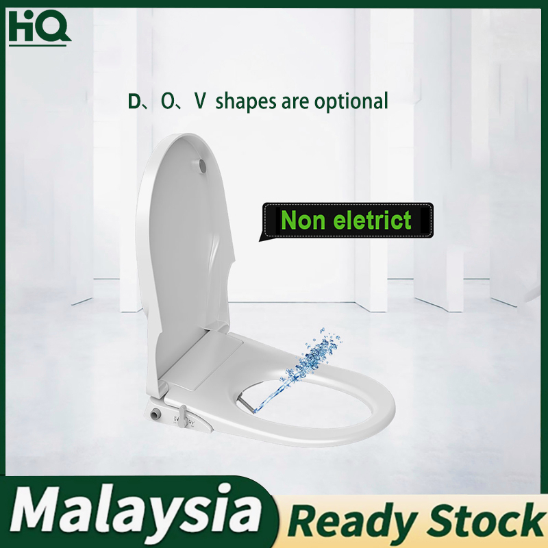 Ready Stock Dual Nozzles Bidet Toilet Lid Non-Electric Bidet Toilet ...