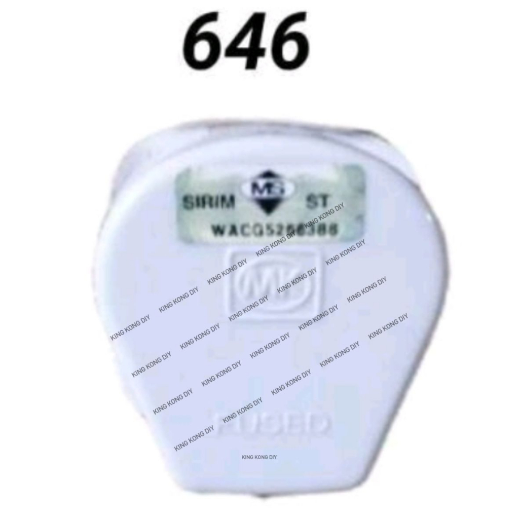 [SIRIM] MK 13A 15A 3 Pin Plug Top/3 Way 13A Adaptor/MK654, MK646 ...