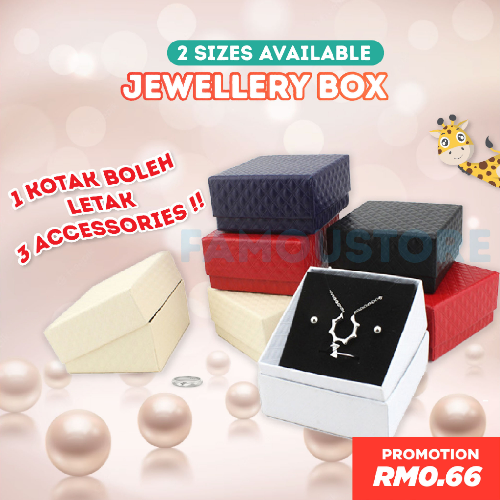 Jewellery box Storage Jewelry Boxes Ring Earring Pendant Bracelet ...