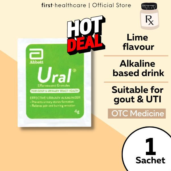 [READY STOCK!] Abbott Ural Effervescent Granules For Gout & Urinary ...