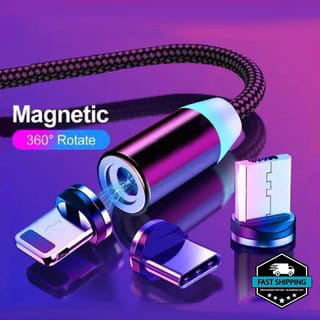 Magnetic USB Cables Cable LED Micro USB &Type C & Fast Charge Cables ...