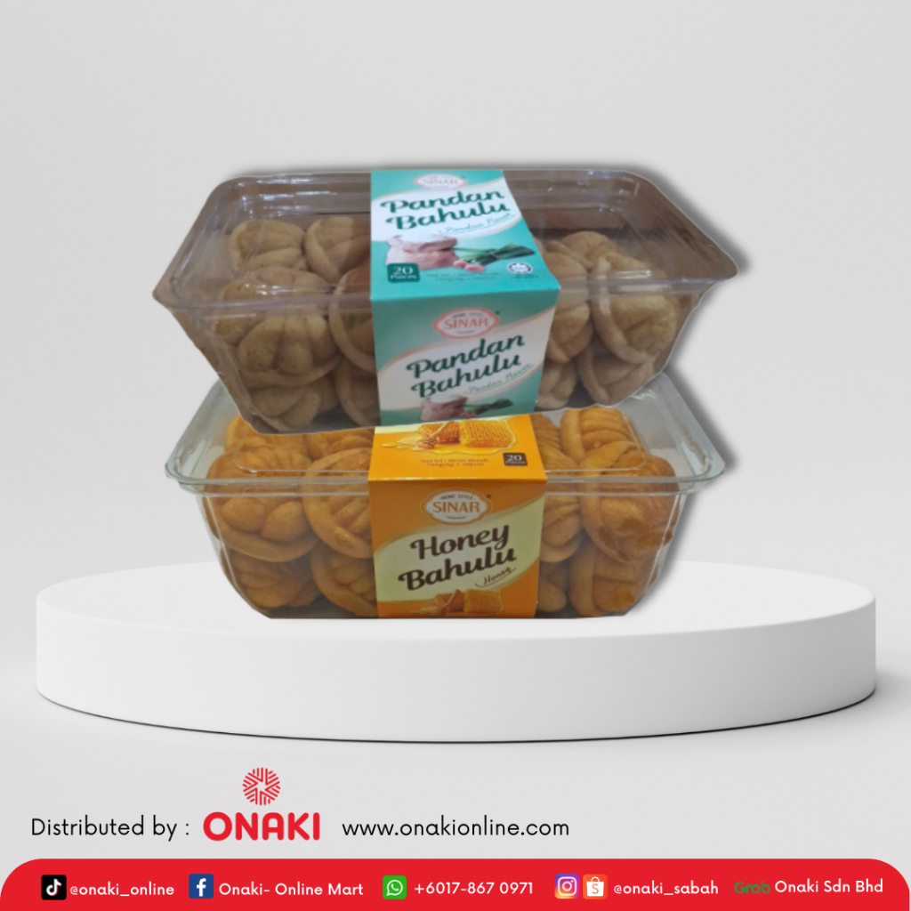 Sinar Bahulu 160g – Pandan & Honey Bahulu Traditional Malay Sponge ...