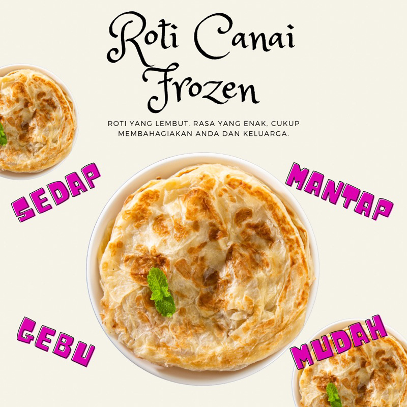 🔥🔥Roti Canai Segera 2 Beradik (Frozen Food)🔥🔥 | Shopee Malaysia