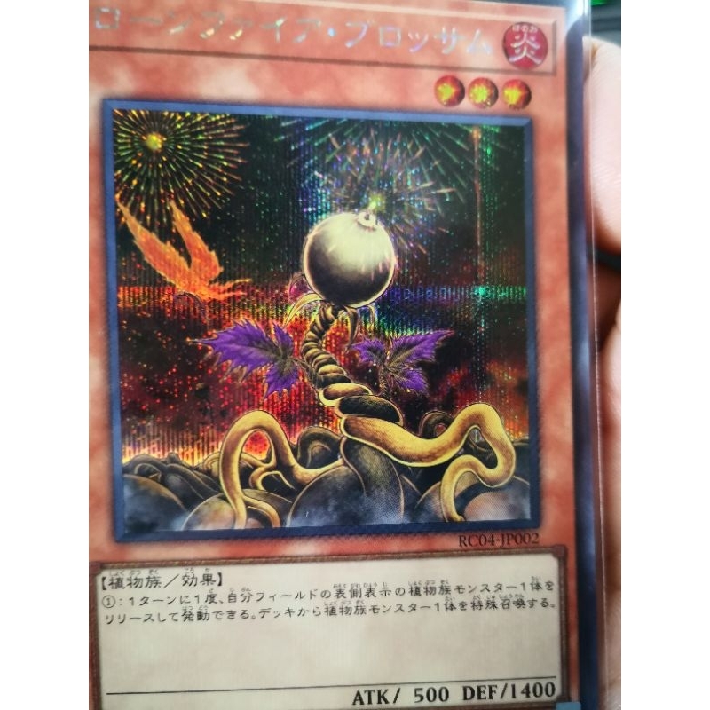 Yugioh RC04-JP002 Lonefire Blossom | Shopee Malaysia