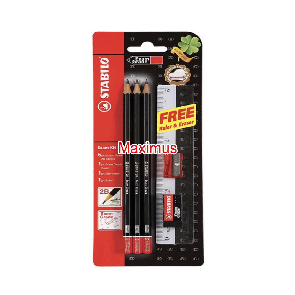 Stabilo Exam Grade Exam Kit Set (288BL6S1) | Shopee Malaysia