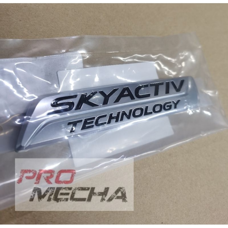 ORIGINAL MAZDA CX5 2017~2019 (2.0/2.5) REAR BONNET EMBLEM " SKYACTIV ...