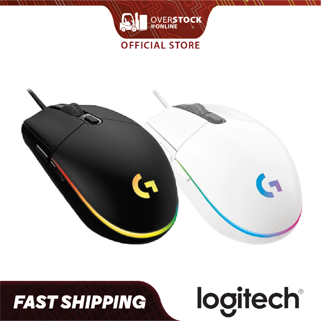 LOGITECH G102 Gaming Mouse with Customizable RGB Lighting, 6 Programmable Buttons, Gaming Grade ...