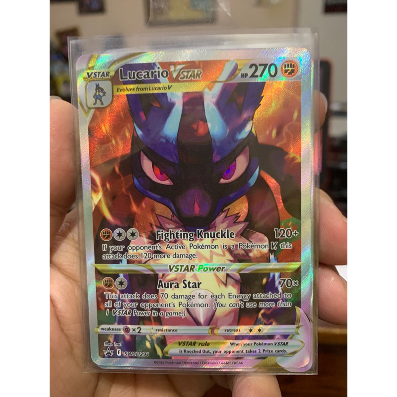 Pokemon Tcg - Lucario Vstar Promo | Shopee Malaysia