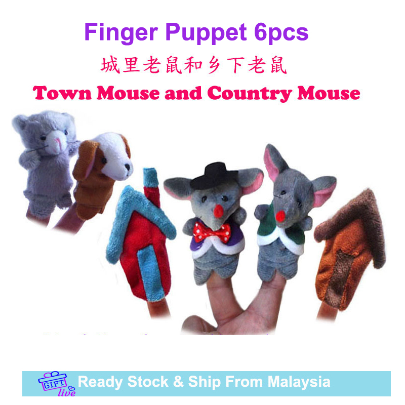 Story Finger Puppet Set Fairy Tale Finger Toys Plush Soft Puppet Little ...